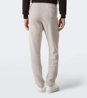 Eleventy Ribbed-knit Cashmere Sweatpants