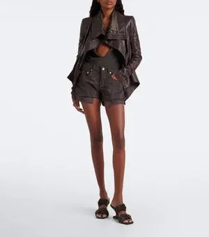 Rick Owens Lana Denim Shorts