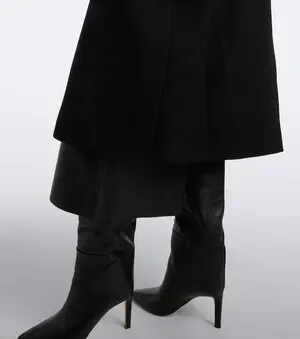 RÓHE Calf Hair-trimmed Virgin Wool Coat