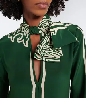 Johanna Ortiz Windborne Silk Crêpe De Chine Tunic