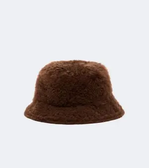 Brunello Cucinelli Monili Shearling Bucket Hat