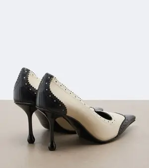 JIMMY CHOO Ixia Leather Pumps