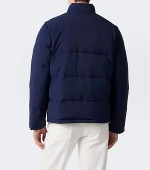 Eleventy Wool-blend Down Jacket