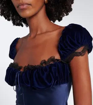 RODARTE Silk Satin Maxi Dress