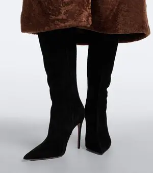 Paris Texas Vera Suede Knee-high Boots