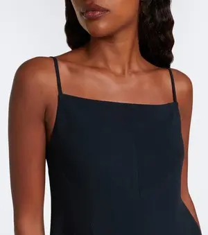 Givenchy Sliced Crepe Cady Minidress