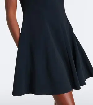 Givenchy Sliced Crepe Cady Minidress