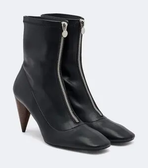 Stella McCartney Zip-up Ankle Boots - Black