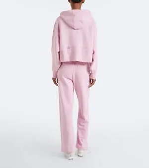Adidas By Stella McCartney Logo Cotton Jersey Sweatants