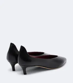 Magda Butrym Embellished Leather Pointed Toe Pumps