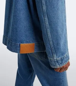 Bottega Veneta Intrecciato Oversized Denim Jacket