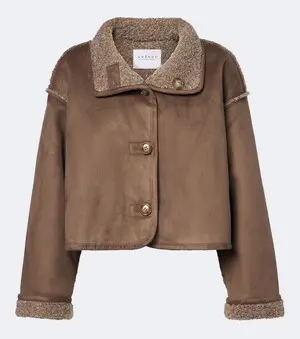 Velvet By Graham & Spencer Esme Cropped Jacket - Brown