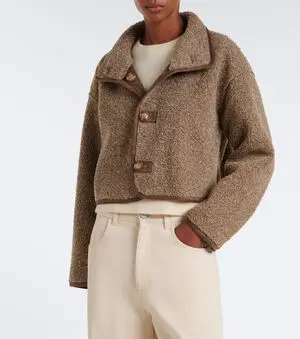 Velvet By Graham & Spencer Esme Cropped Jacket - Brown