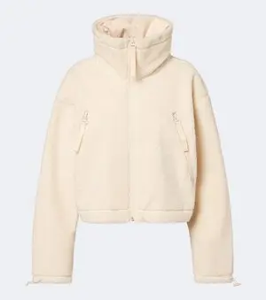 Adidas By Stella McCartney Hooded Teddy Jacket - White