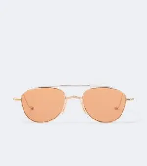 JACQUES MARIE MAGE Flynn Aviator Sunglasses - Gold