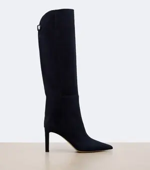 JIMMY CHOO Alizze Suede Knee-high Boots