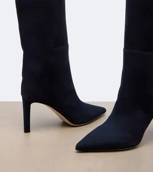 JIMMY CHOO Alizze Suede Knee-high Boots