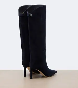 JIMMY CHOO Alizze Suede Knee-high Boots