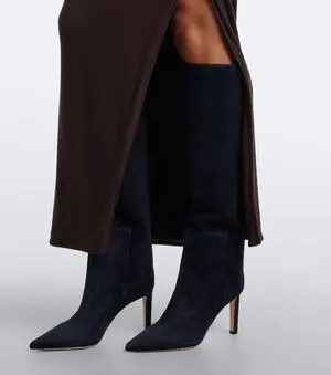 JIMMY CHOO Alizze Suede Knee-high Boots