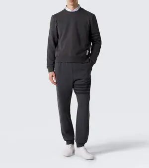 Thom Browne Striped Cotton Sweatpants