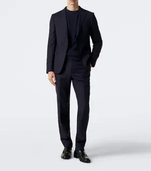 Zegna Wool And Cashmere Crewneck Sweater