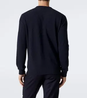 Zegna Wool And Cashmere Crewneck Sweater