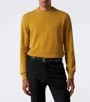 Zegna Wool And Cashmere Sweater - Yellow