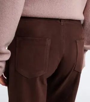 Stouls Lilou Ten Suede Wide-leg Pants