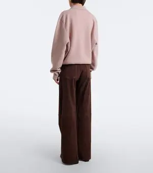 Stouls Lilou Ten Suede Wide-leg Pants