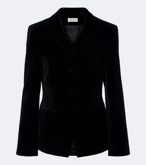 RÓHE Single-breasted Cotton Velvet Blazer