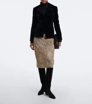 RÓHE Single-breasted Cotton Velvet Blazer