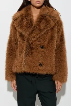 Munthe Vestine' Fur Coat With Collar