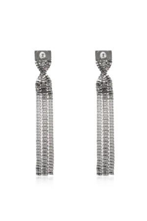 Isabel Marant Étoile Long Earrings With Shimmering Crystals