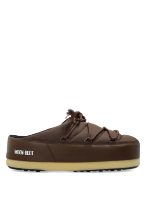 Moon Boot Mb Evx Nylon’ Slides - Brown