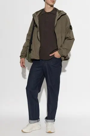 Stone Island Jacket With Logo Patch