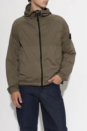 Stone Island Jacket With Logo Patch