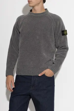 Stone Island Sweater With Logo Patch