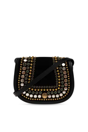 Etro Suede Bag With Embellishments