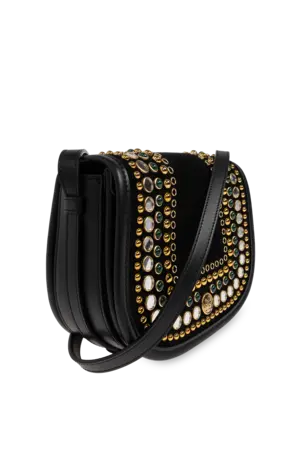Etro Suede Bag With Embellishments