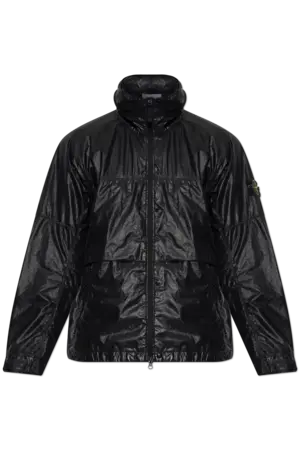 Stone Island Jacket With A Concealed Hood