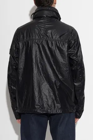 Stone Island Jacket With A Concealed Hood