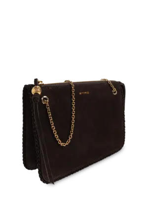 Etro Suede Bag With Logo