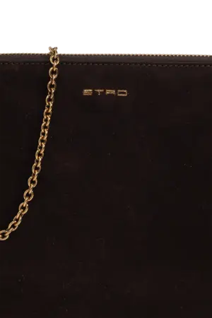 Etro Suede Bag With Logo