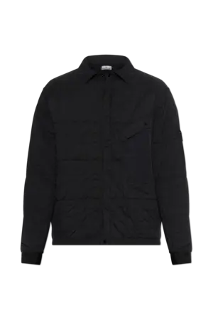 Stone Island Jacket With Logo Patch