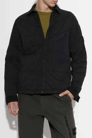 Stone Island Jacket With Logo Patch