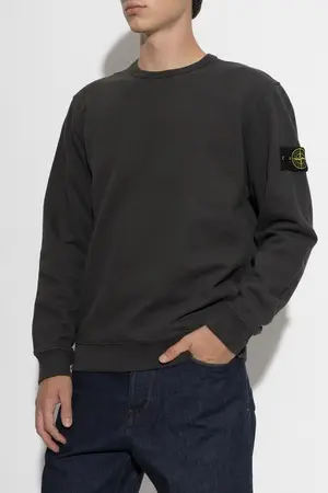 Stone Island Sweatshirt With Logo Patch