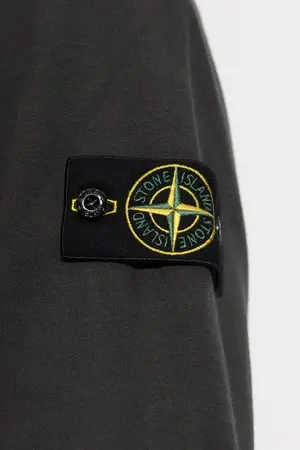 Stone Island Sweatshirt With Logo Patch
