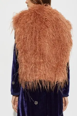 FORTE_FORTE Faux Fur Vest