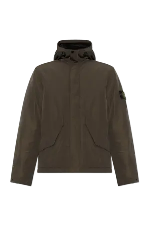 Stone Island Insulated Jacket With Logo Patch