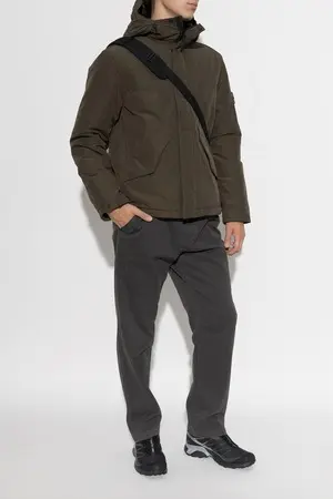 Stone Island Insulated Jacket With Logo Patch